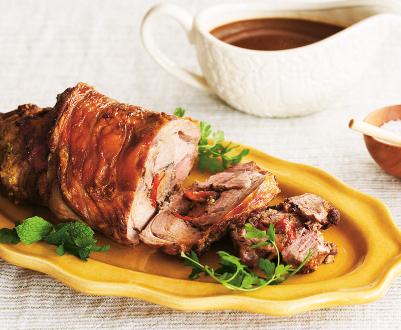 Rolled Stuffed Leg of Lamb – Sabato