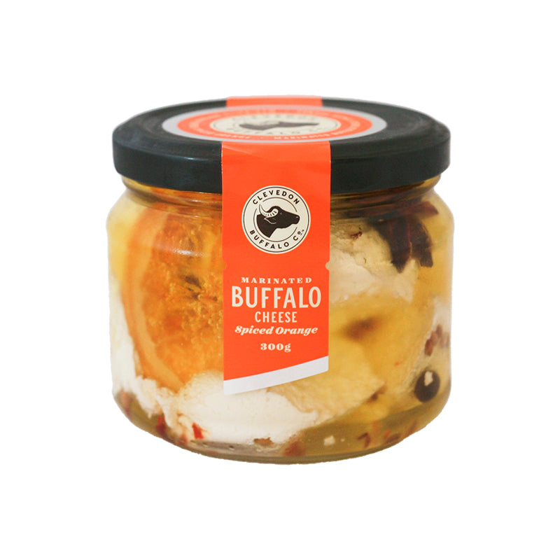 Clevedon Buffalo Co. Spiced Orange Marinated Buffalo Cheese – Sabato