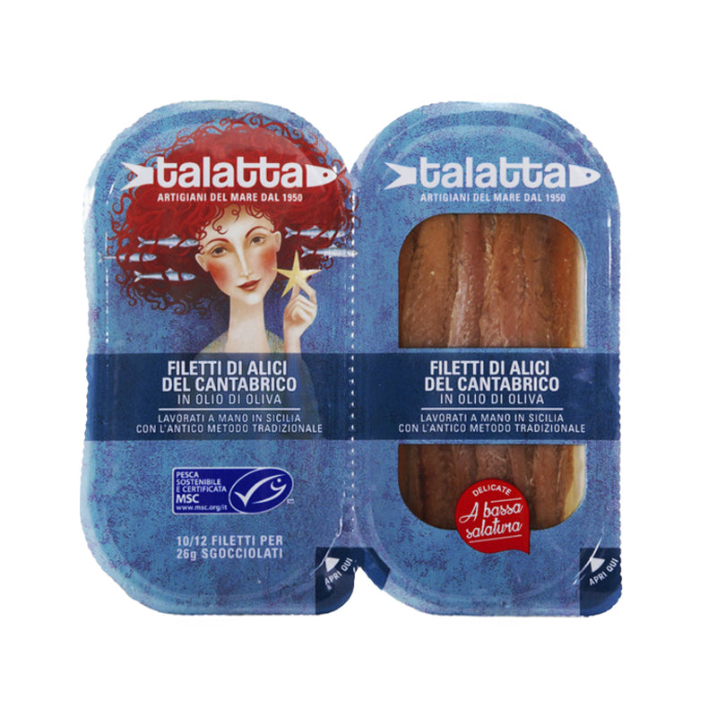 Talatta Cantabrian Anchovies in Olive Oil – Sabato